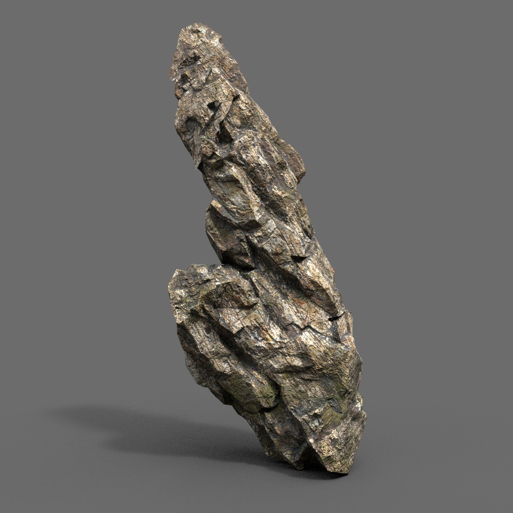 ArtStation - Sharp Rock Formation Pack C 191226 - Brown | Game Assets