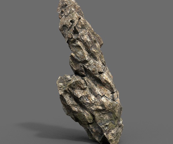 ArtStation - Sharp Rock Formation Pack C 191226 - Brown | Game Assets
