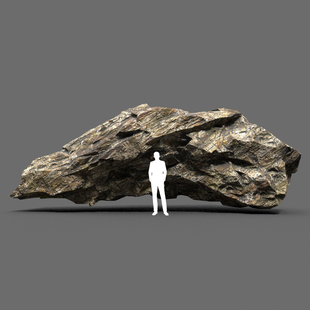 ArtStation - Sharp Rock Formation Pack C 191226 - Brown | Game Assets