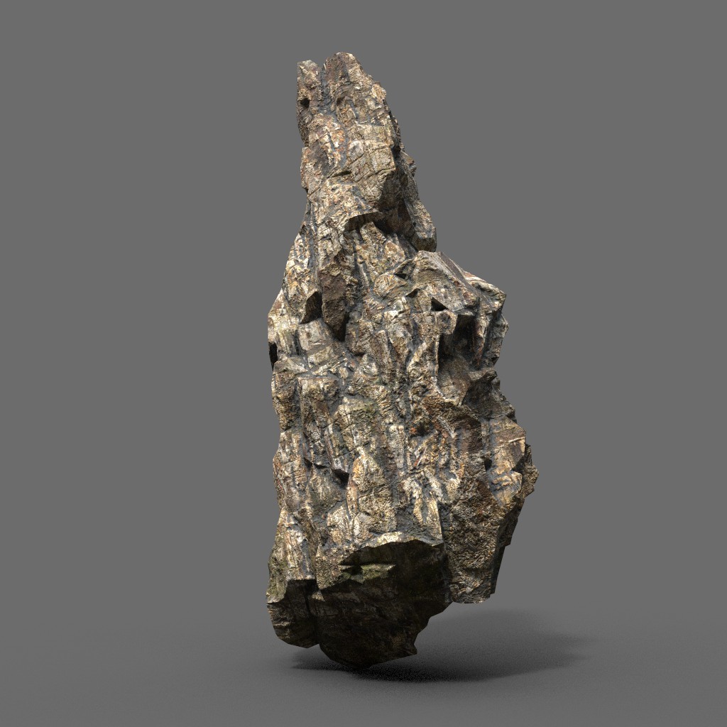 ArtStation - Sharp Rock Formation Pack C 191226 - Brown | Game Assets