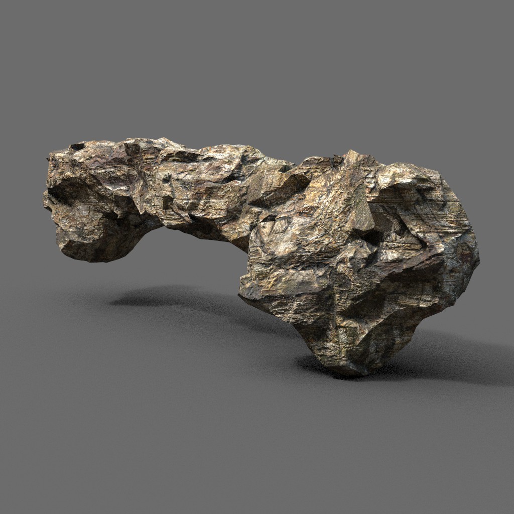 ArtStation - Sharp Rock Formation Pack C 191226 - Brown | Game Assets