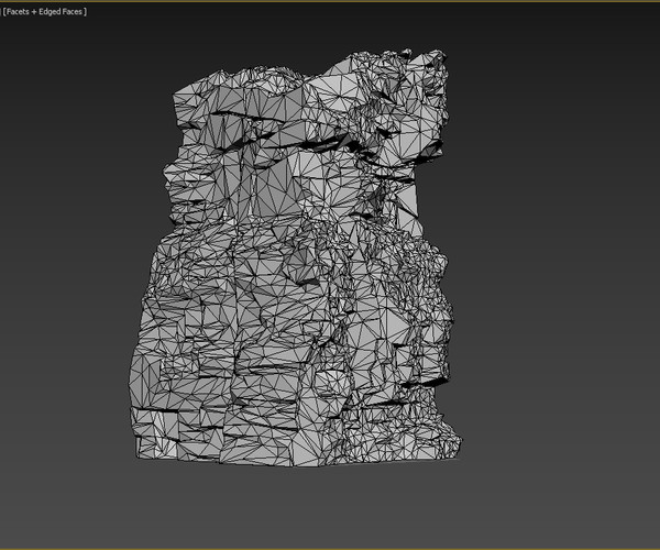 ArtStation - Low poly Rock Cliff Pack 191223 | Game Assets