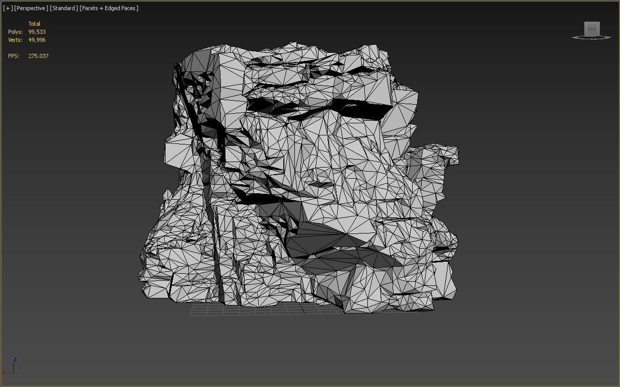 ArtStation - Low poly Rock Cliff Pack 191223 | Game Assets