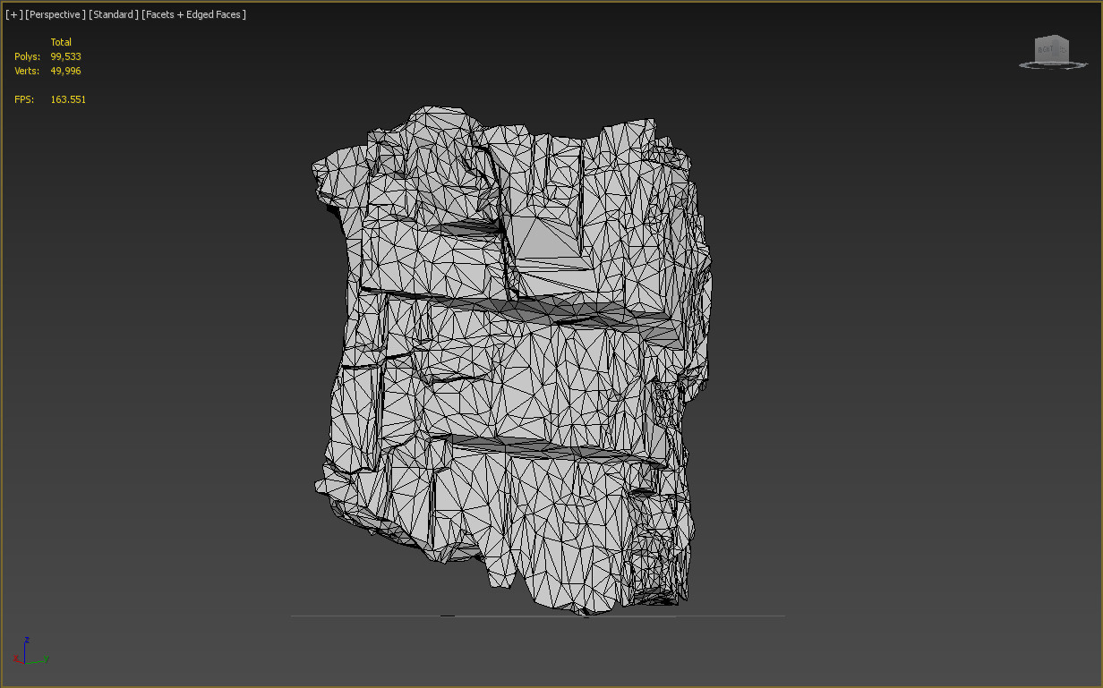 ArtStation - Low poly Rock Cliff Pack 191223 | Game Assets