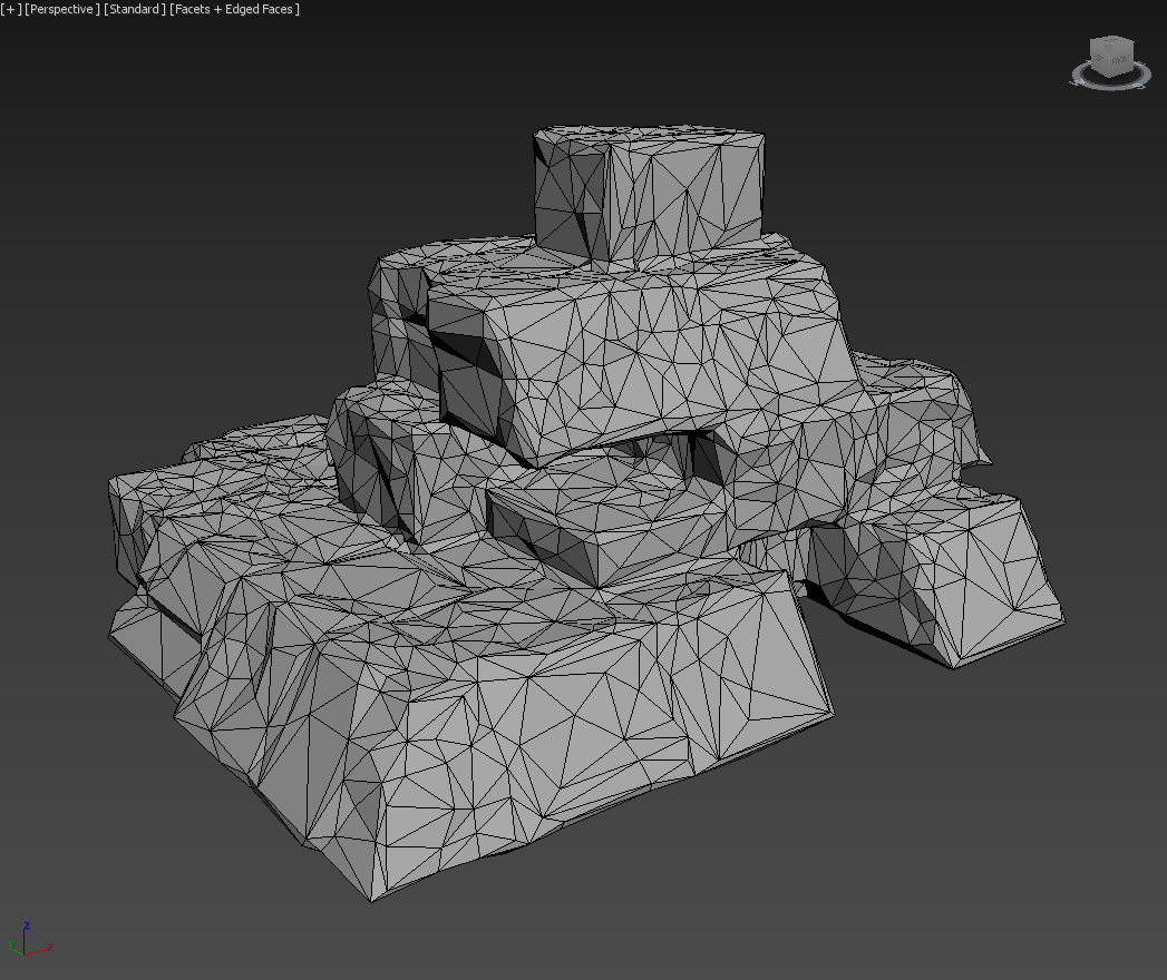 ArtStation - Low poly Yellow Desert Ruin Medieval Construction Pack ...