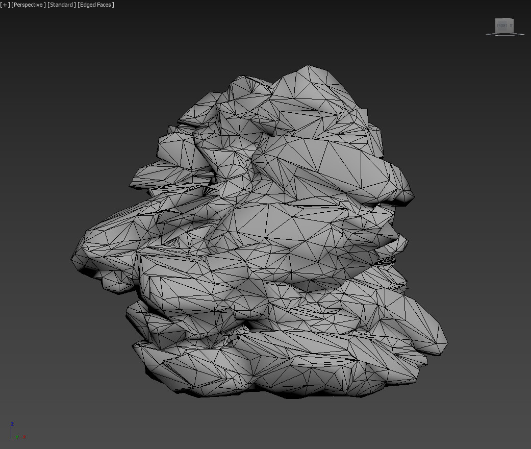 ArtStation - Low poly Gray Rock Formation Pack B 190421 | Game Assets