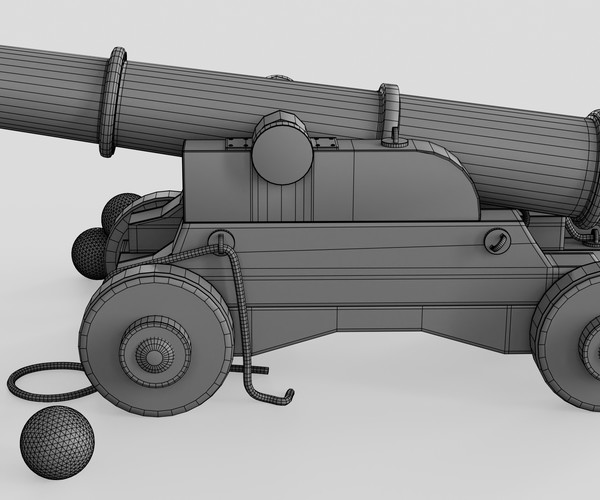 ArtStation - War Cannon (3d Model) | Resources