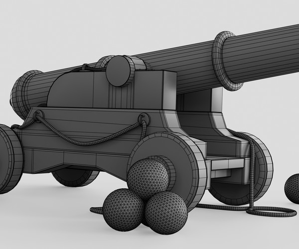 ArtStation - War Cannon (3d Model) | Resources