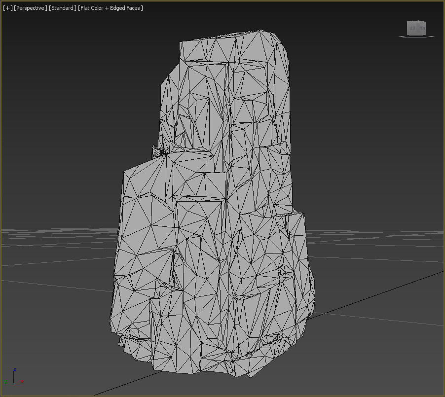 ArtStation - Low poly Mossy Cliff Pack 191219 | Game Assets