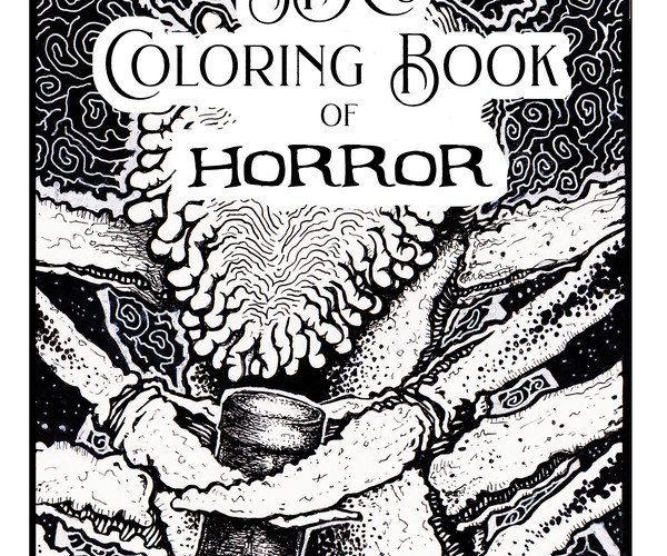 ArtStation - JDC's Coloring Book of Horror | Books & Comics