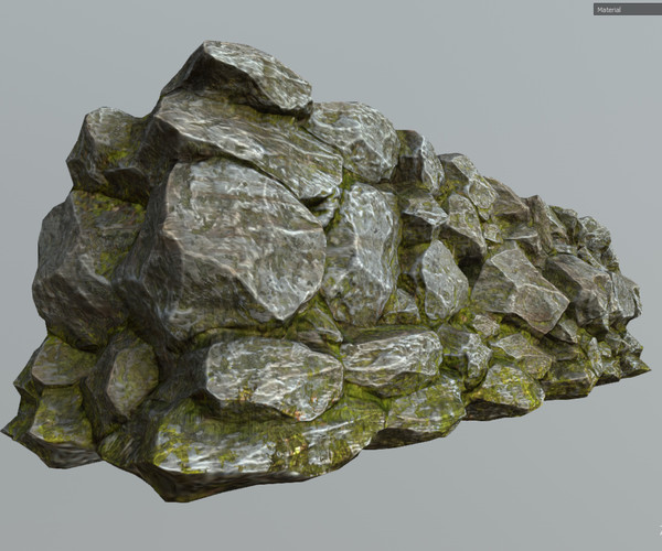 ArtStation - Free 3D Model Rock Walls Pack | Game Assets