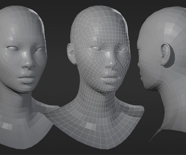 ArtStation - Female Asian Head | Resources
