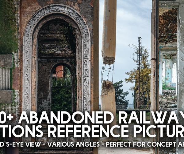 ArtStation - 370+ Abandoned Railway Stations Reference Pictures | Resources