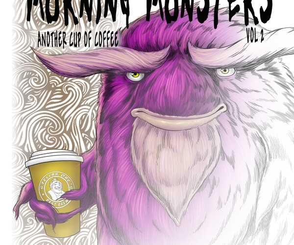 ArtStation - Morning Monsters, vol 2 Another Cup of Coffee | Books & Comics