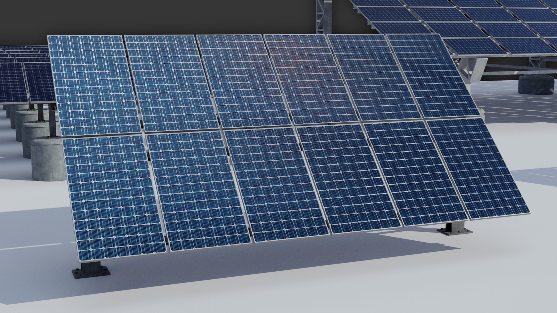 ArtStation - Solar Panels 3D Kit (.fbx - .obj - .blend) | Resources