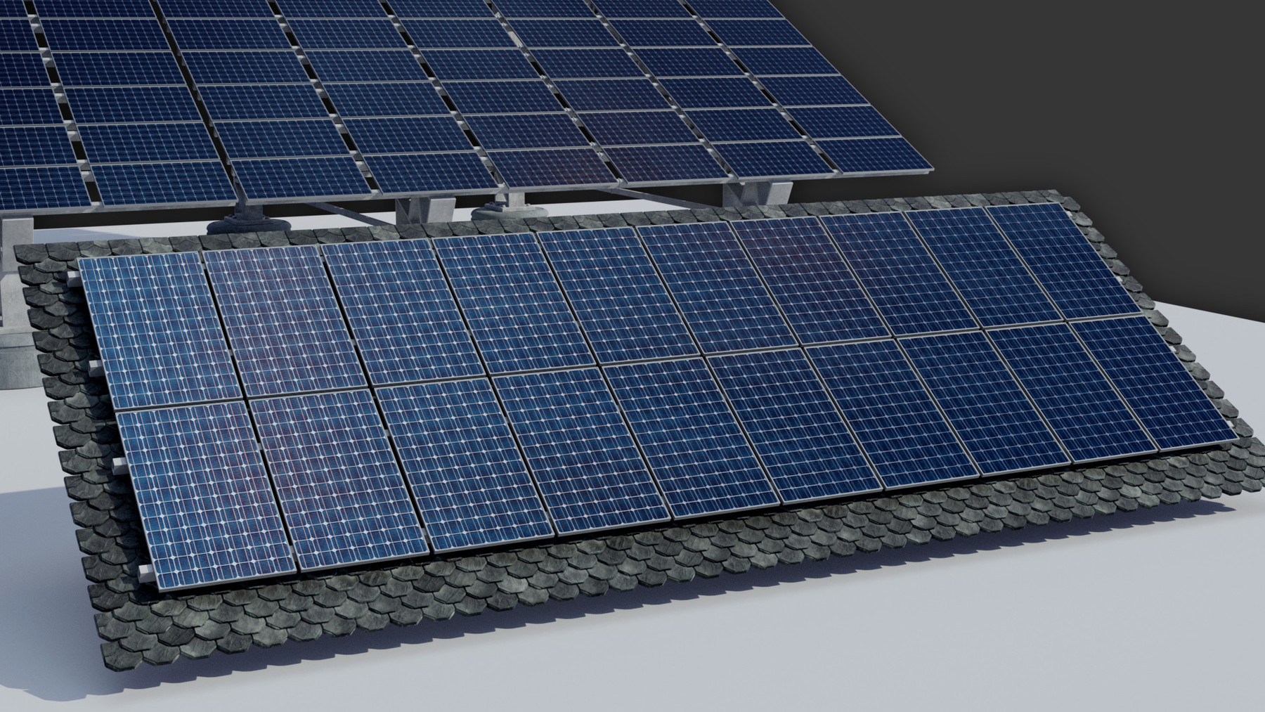 Davide Tirindelli - Solar Panels 3D Kit (.fbx - .obj - .blend)
