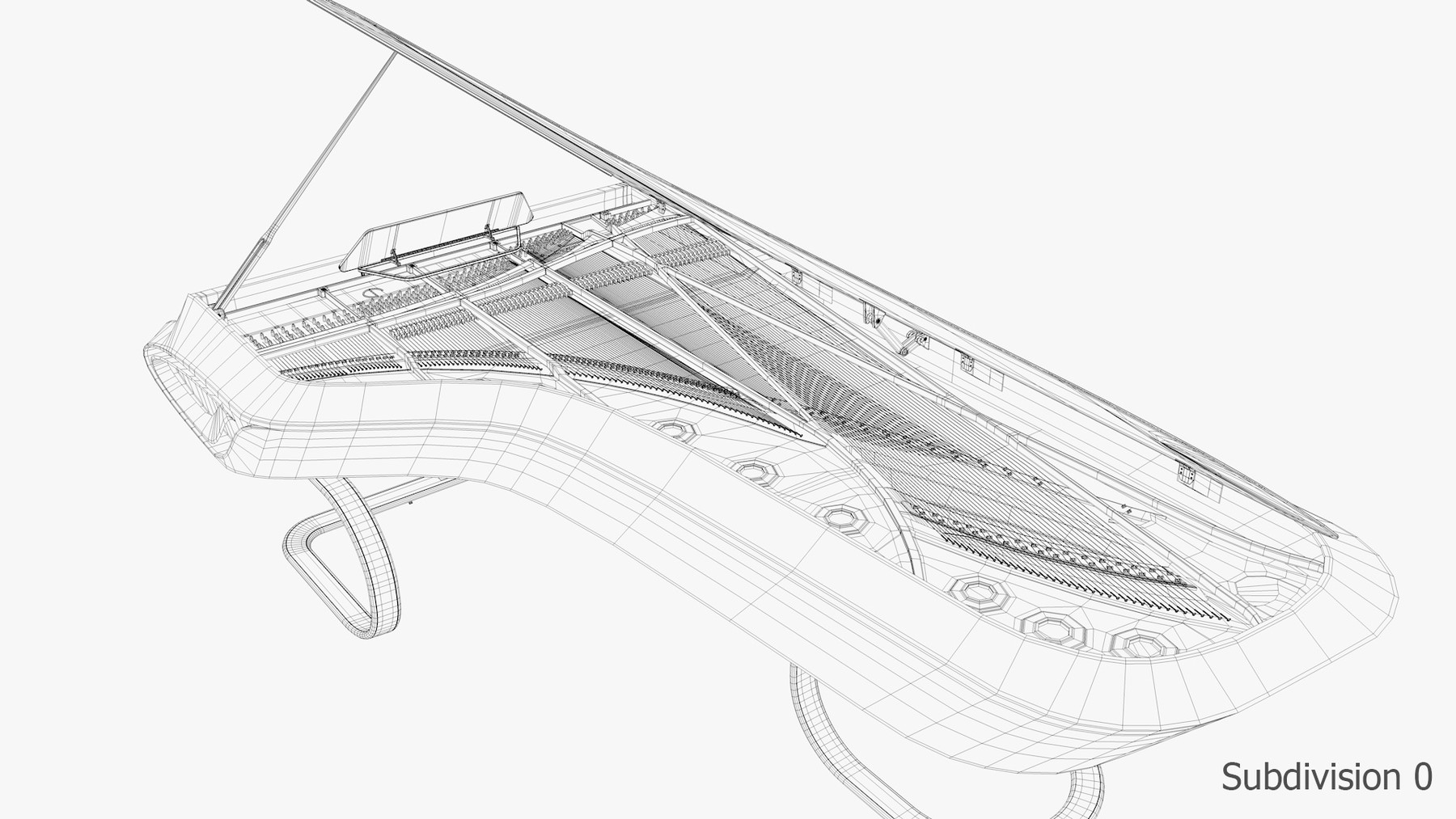 ArtStation - Grand Piano - Original Design | Game Assets