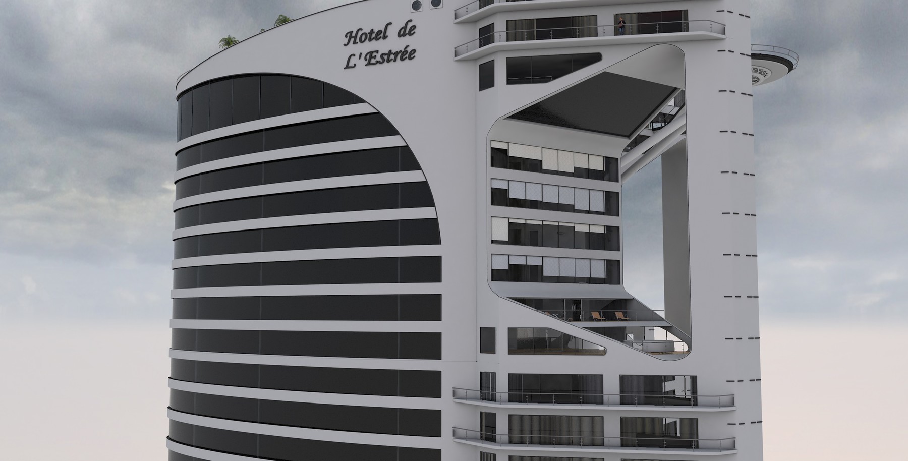 ArtStation - Tower - Rooftop and Inside | Game Assets