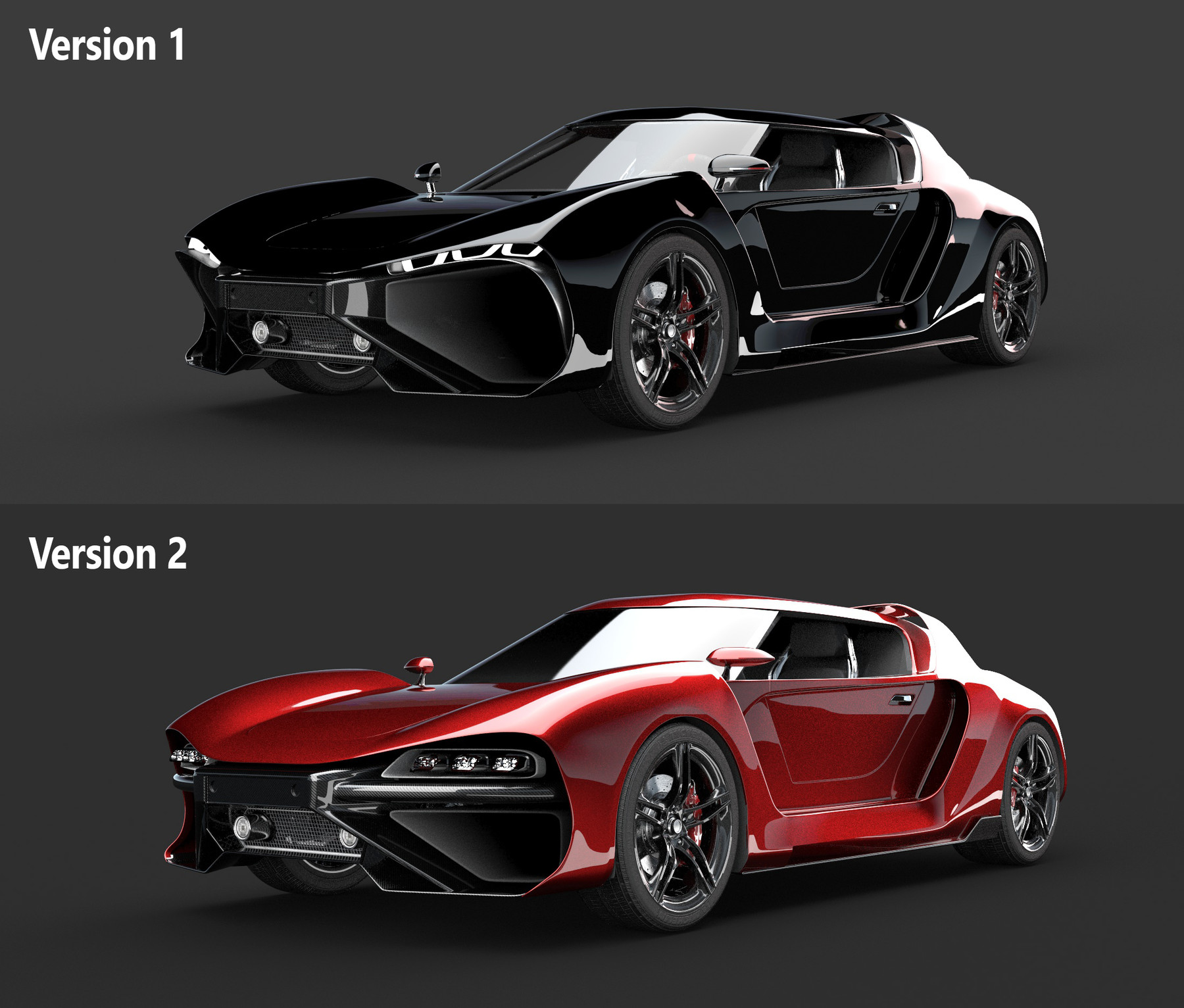 ArtStation - 3D Concept Car and Chassis | Game Assets