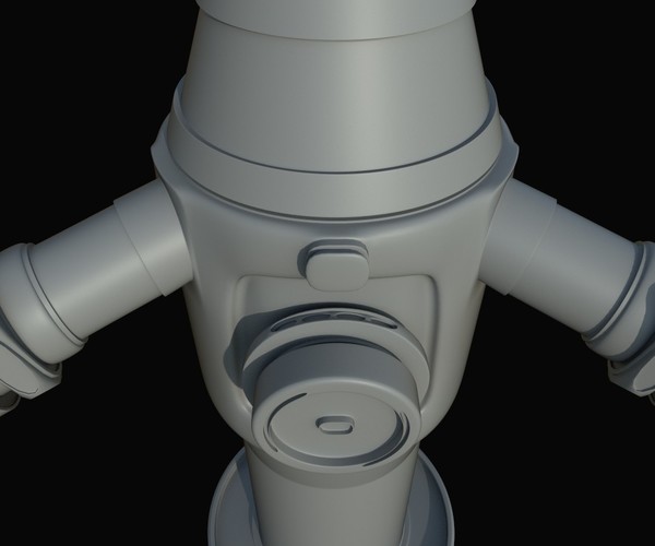 ArtStation - SciFi Water Pump - High-poly/3D Asset/4k Textures/Files(MB ...