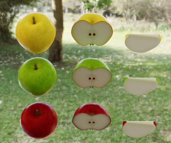 ArtStation - Apple 3D Model | Game Assets