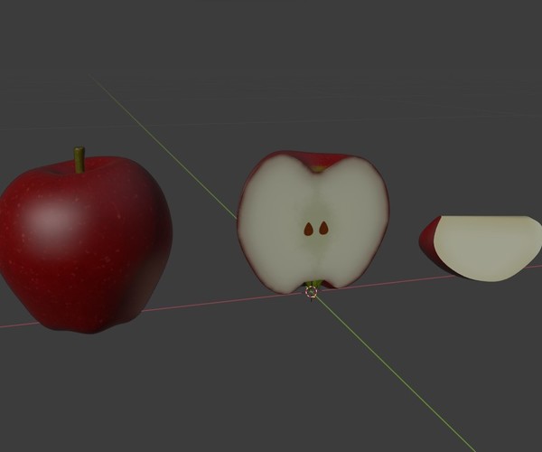 ArtStation - Apple 3D Model | Game Assets