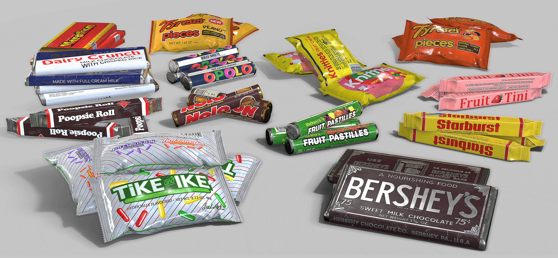 ArtStation - 80's Sweets | Resources