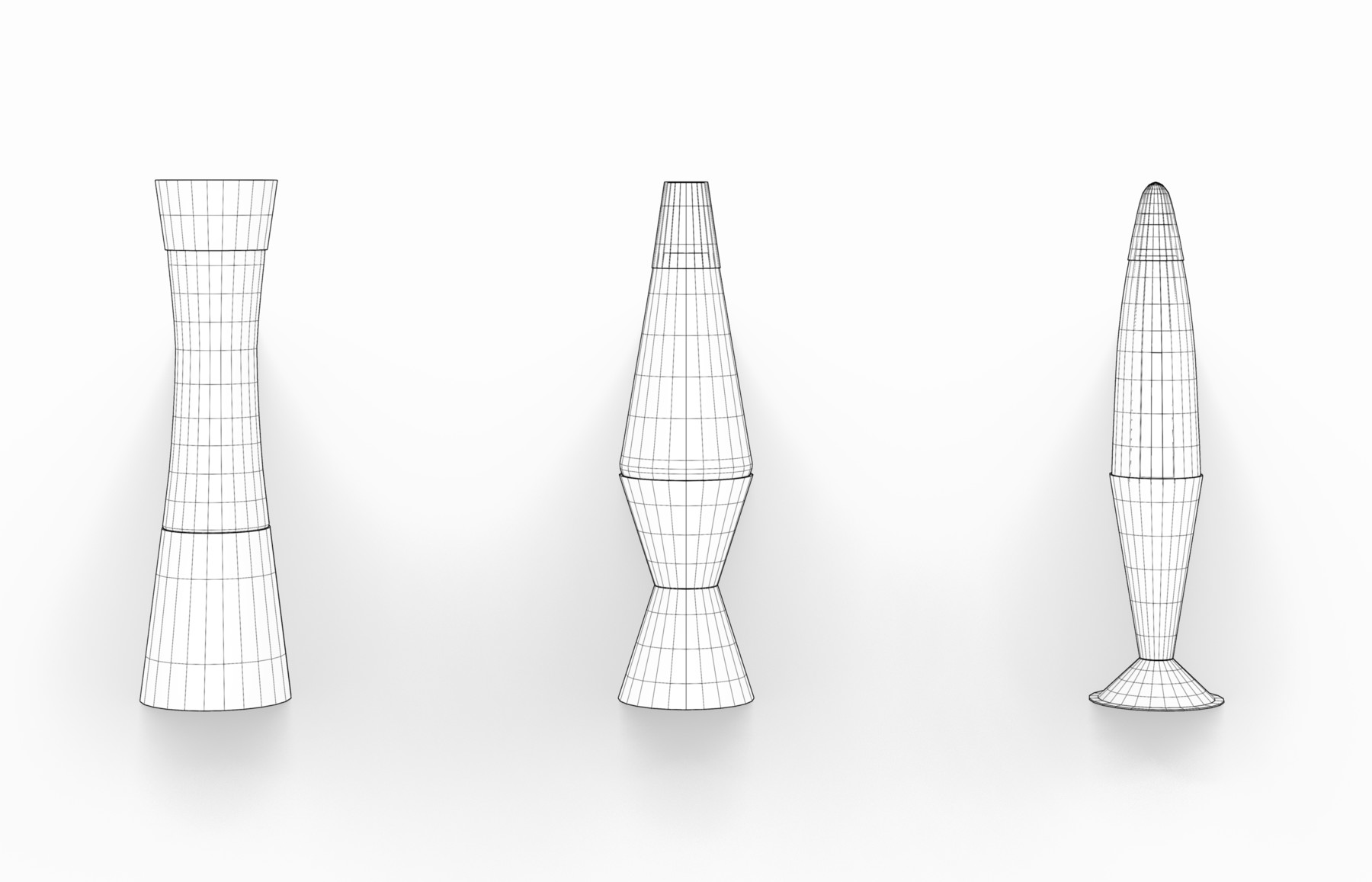 ArtStation - Set of Retro Lava Lamps - Decorative Interior Pack low ...