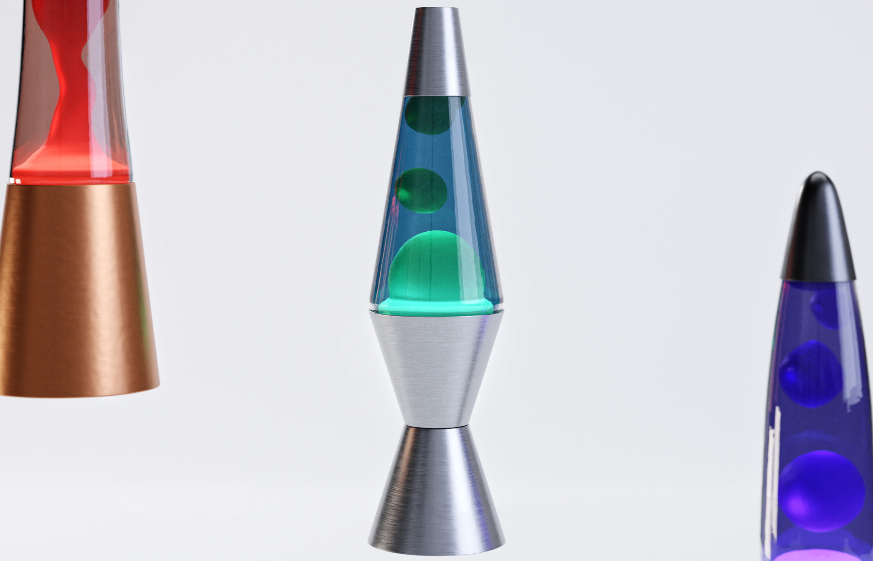 ArtStation - Set of Retro Lava Lamps - Decorative Interior Pack low ...