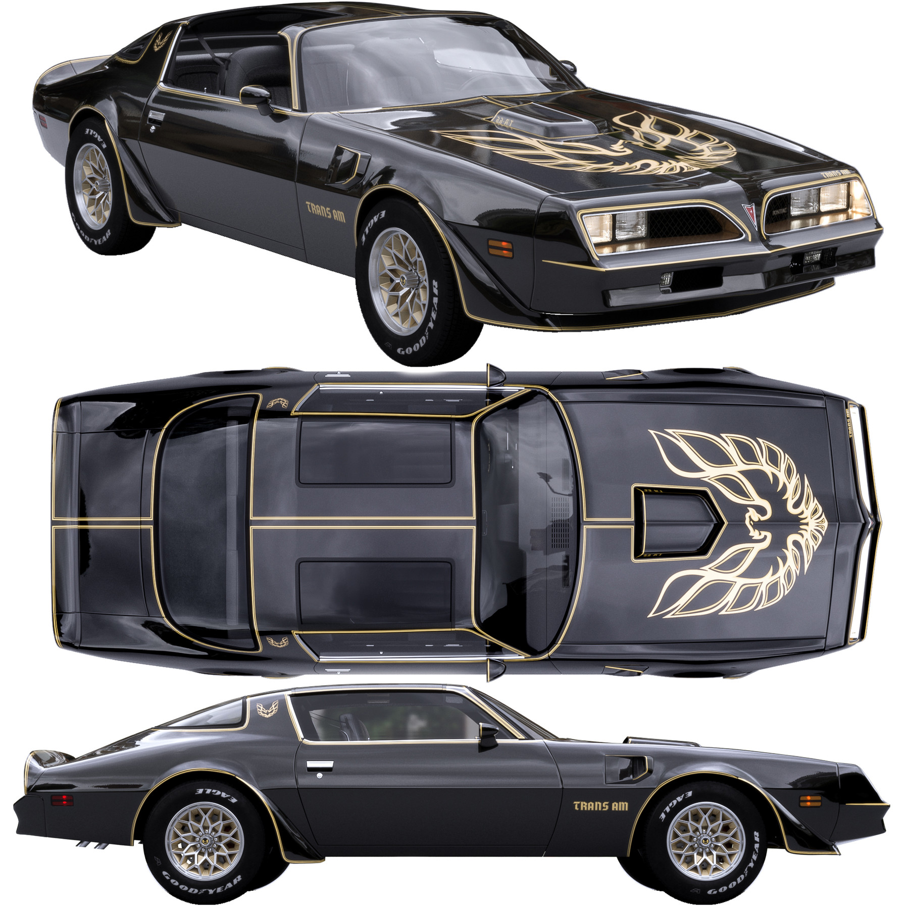 ArtStation - Pontiac Firebird Trans Am 1977 | Resources