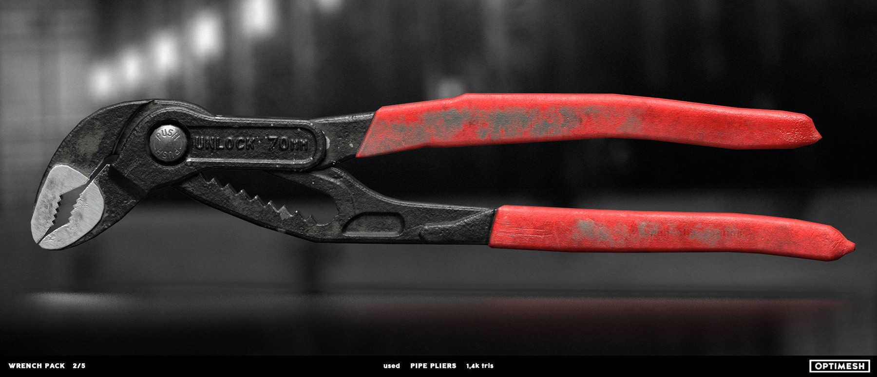 ArtStation - Pipe pliers - 3D PBR model Low-poly | Resources