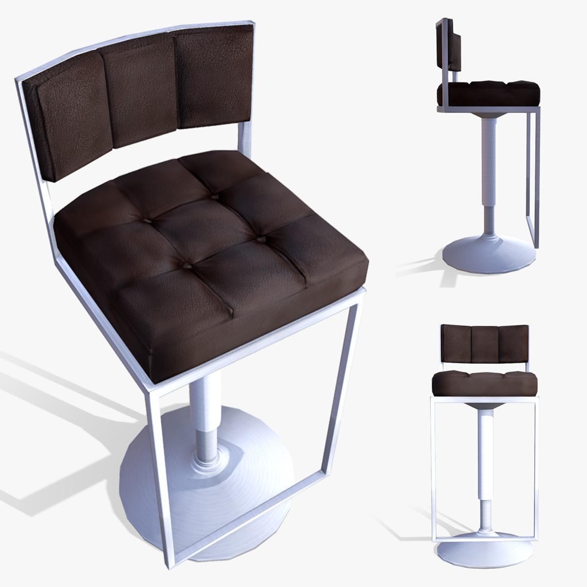 ArtStation - Lowpoly Bar Stool model | Game Assets