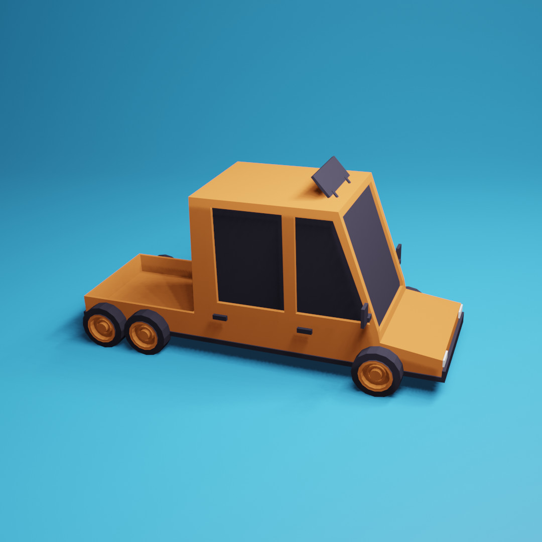 ArtStation - Car low poly | Game Assets