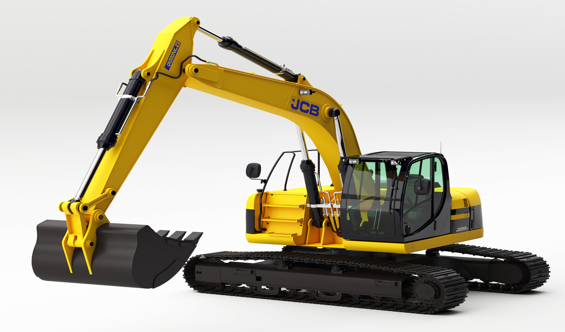 ArtStation - JCB-JZ255 Excavator rigged 3D model | Resources