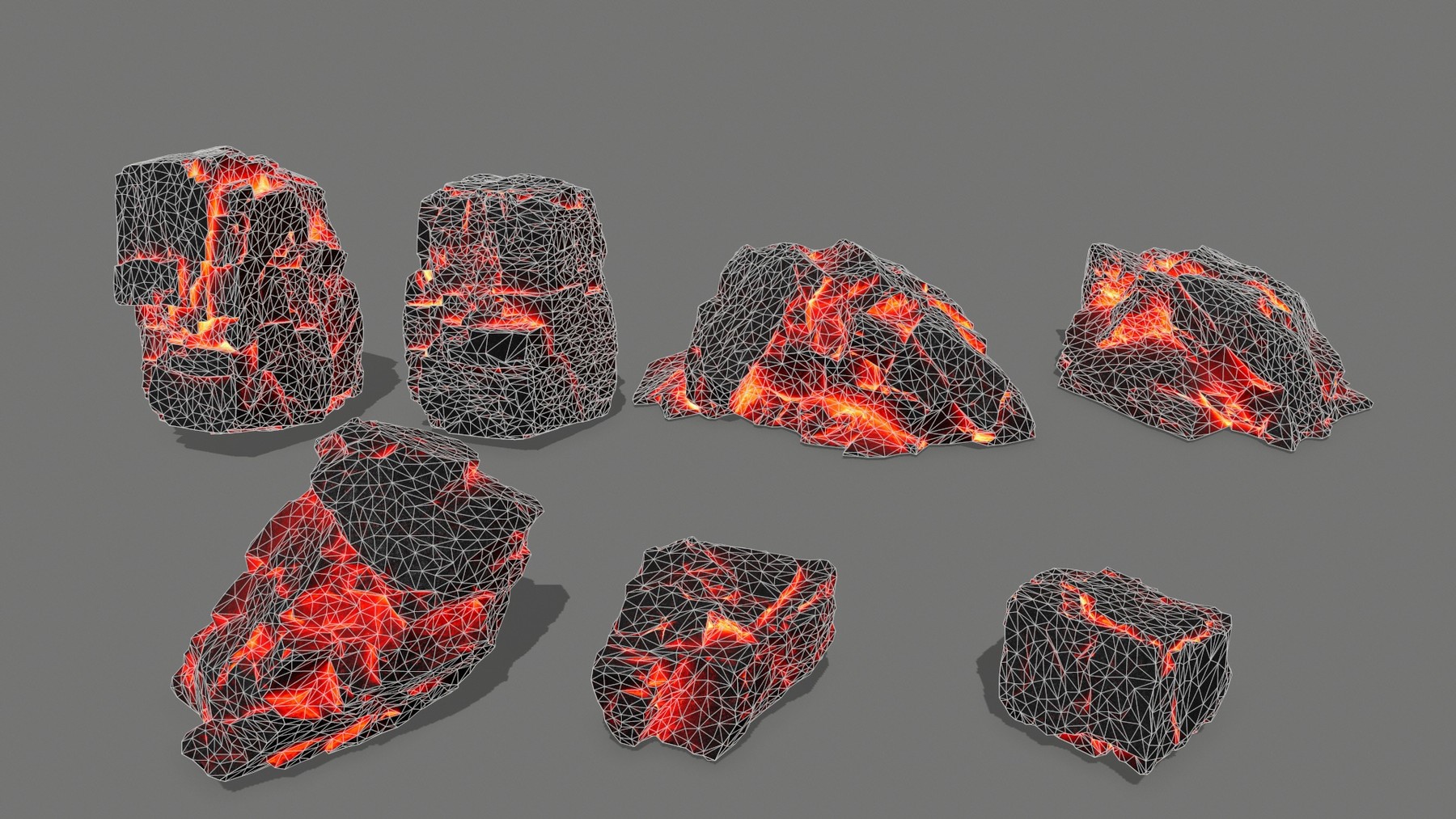 ArtStation - lava rock | Game Assets