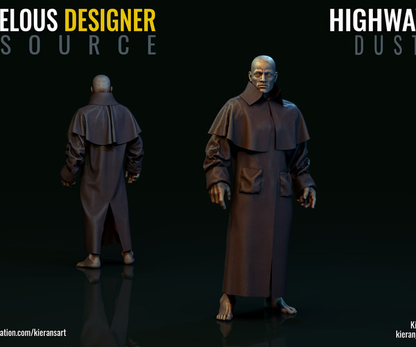 ArtStation - Duster - Marvelous Designer Resource | Resources