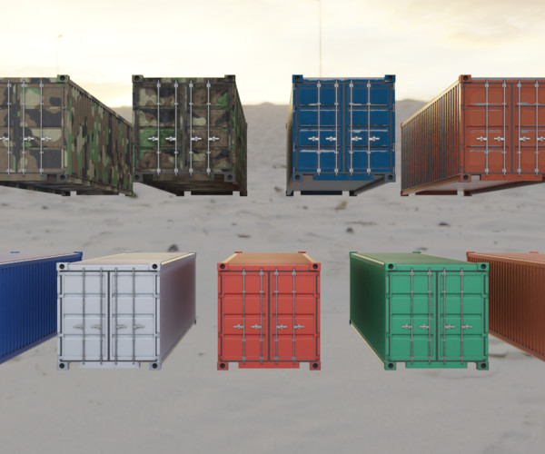 ArtStation - Shipping Container | Game Assets