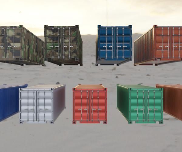ArtStation - Shipping Container | Game Assets