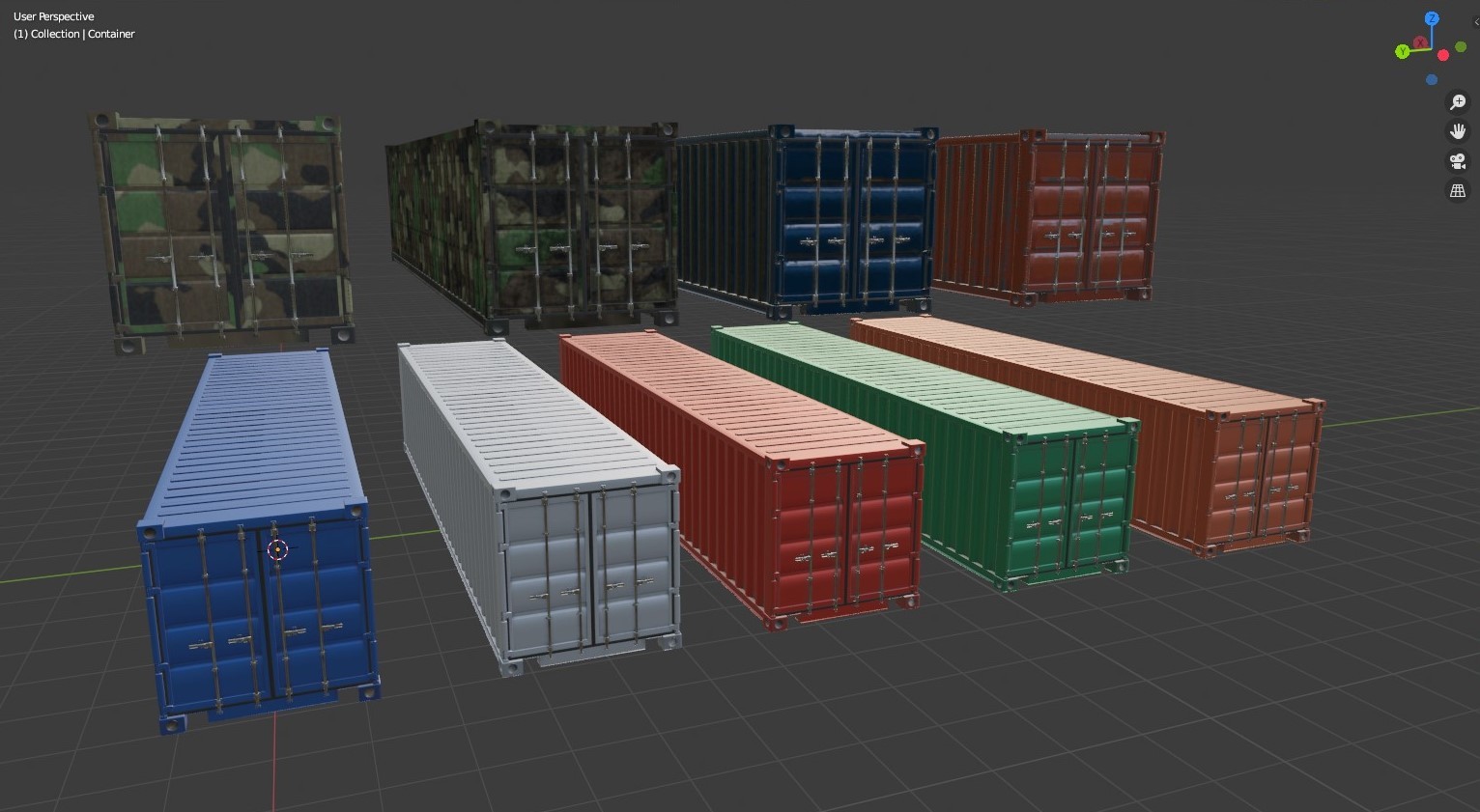 ArtStation - Shipping Container | Game Assets