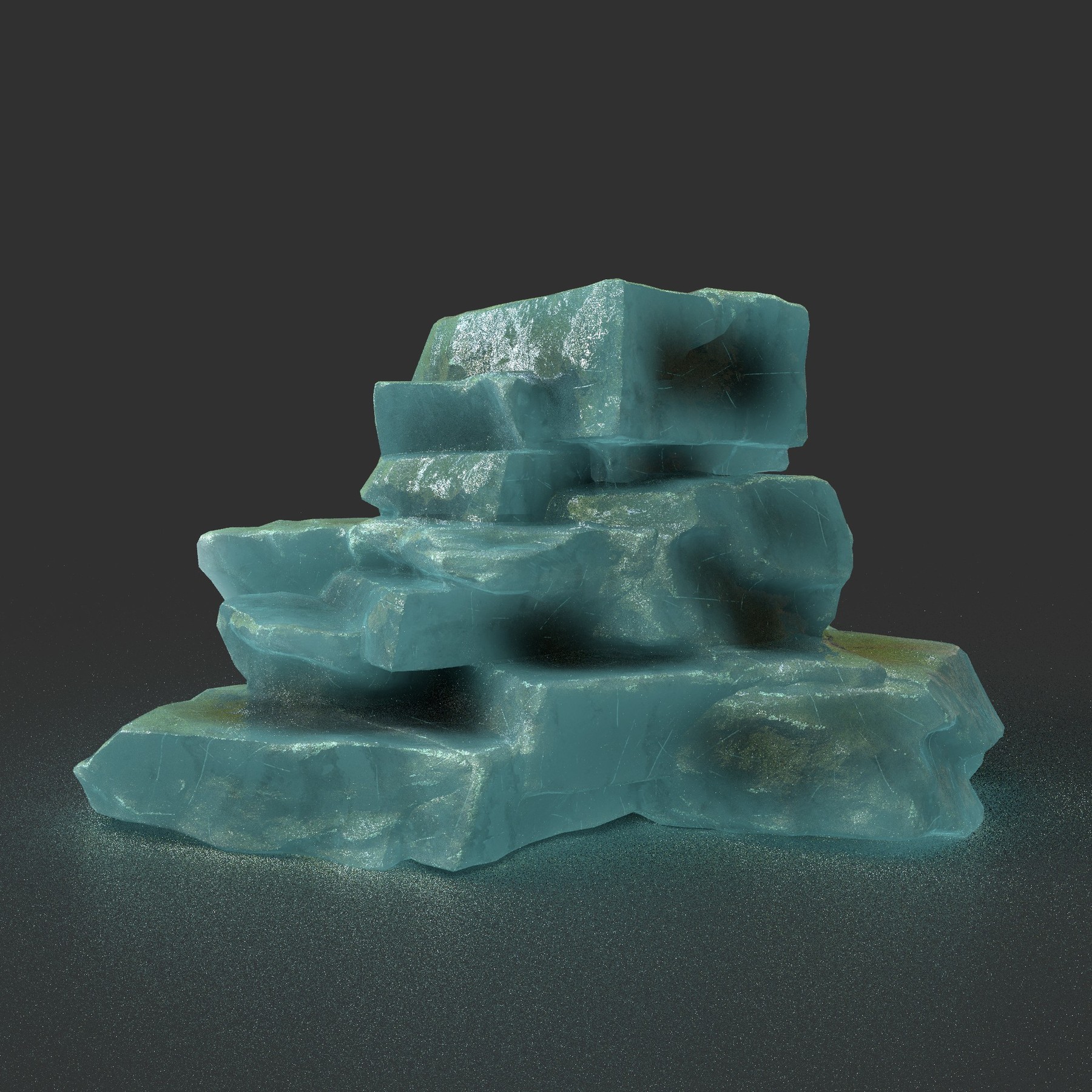 ArtStation - Low poly Big Ice Formation 200928 - Frozen | Resources