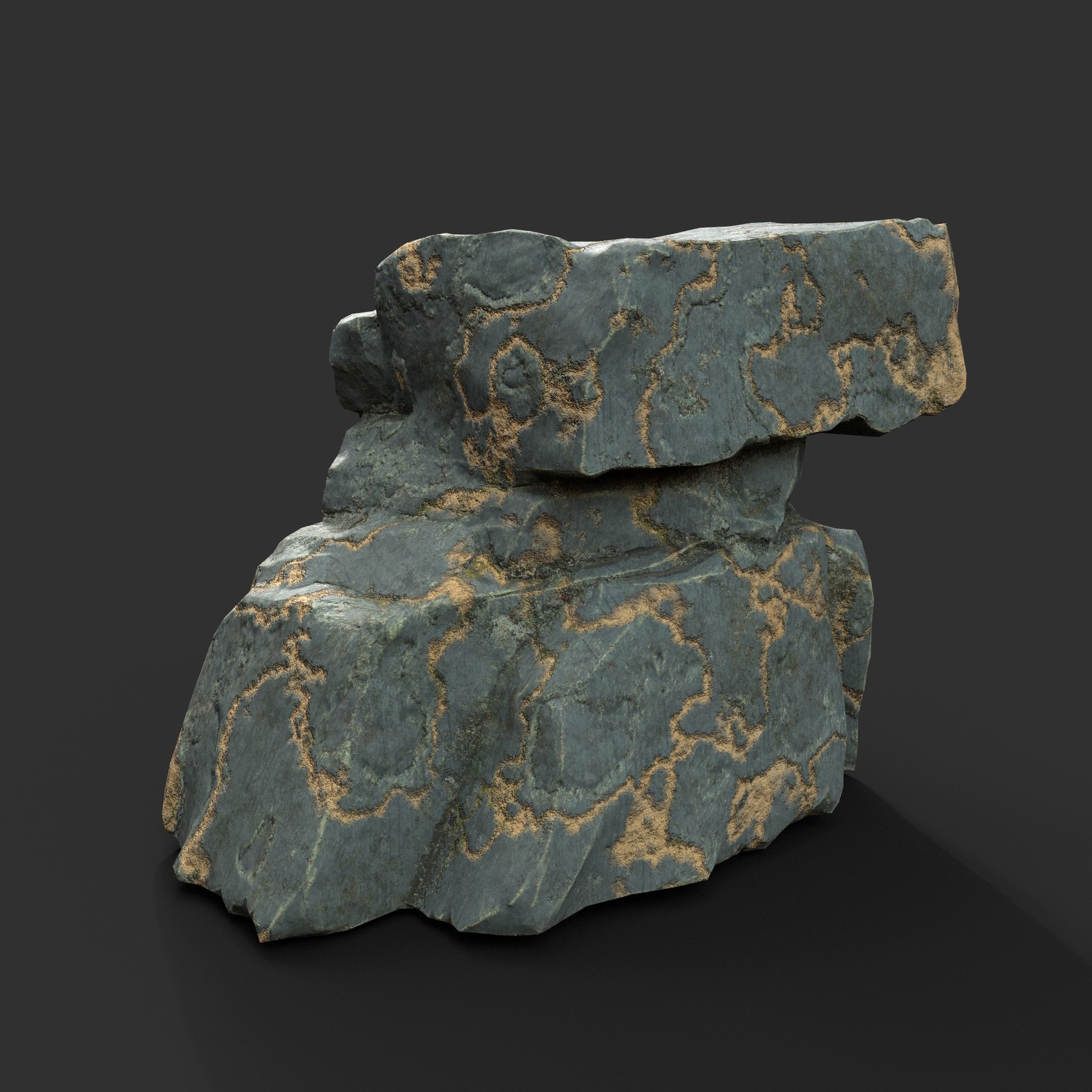 ArtStation - Low poly Big Rock Formation Pack 200928 - Limestone | Game ...