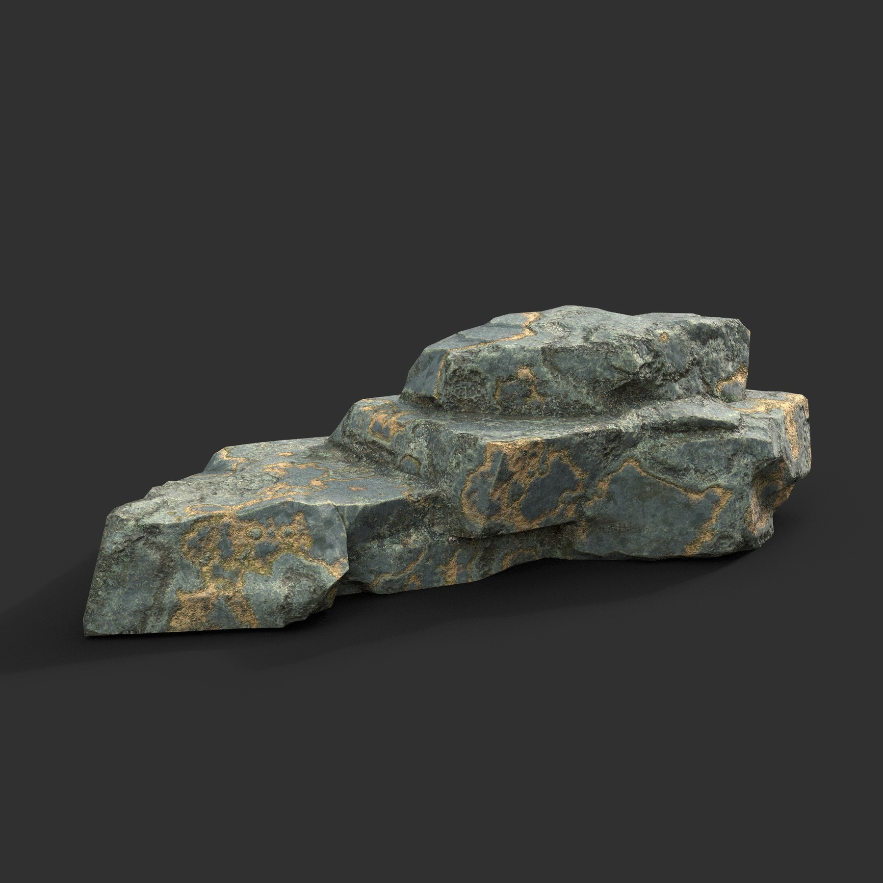 ArtStation - Low poly Big Rock Formation Pack 200928 - Limestone ...