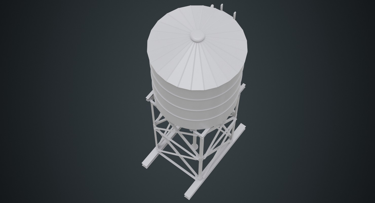 ArtStation - Water Tank 1A | Game Assets