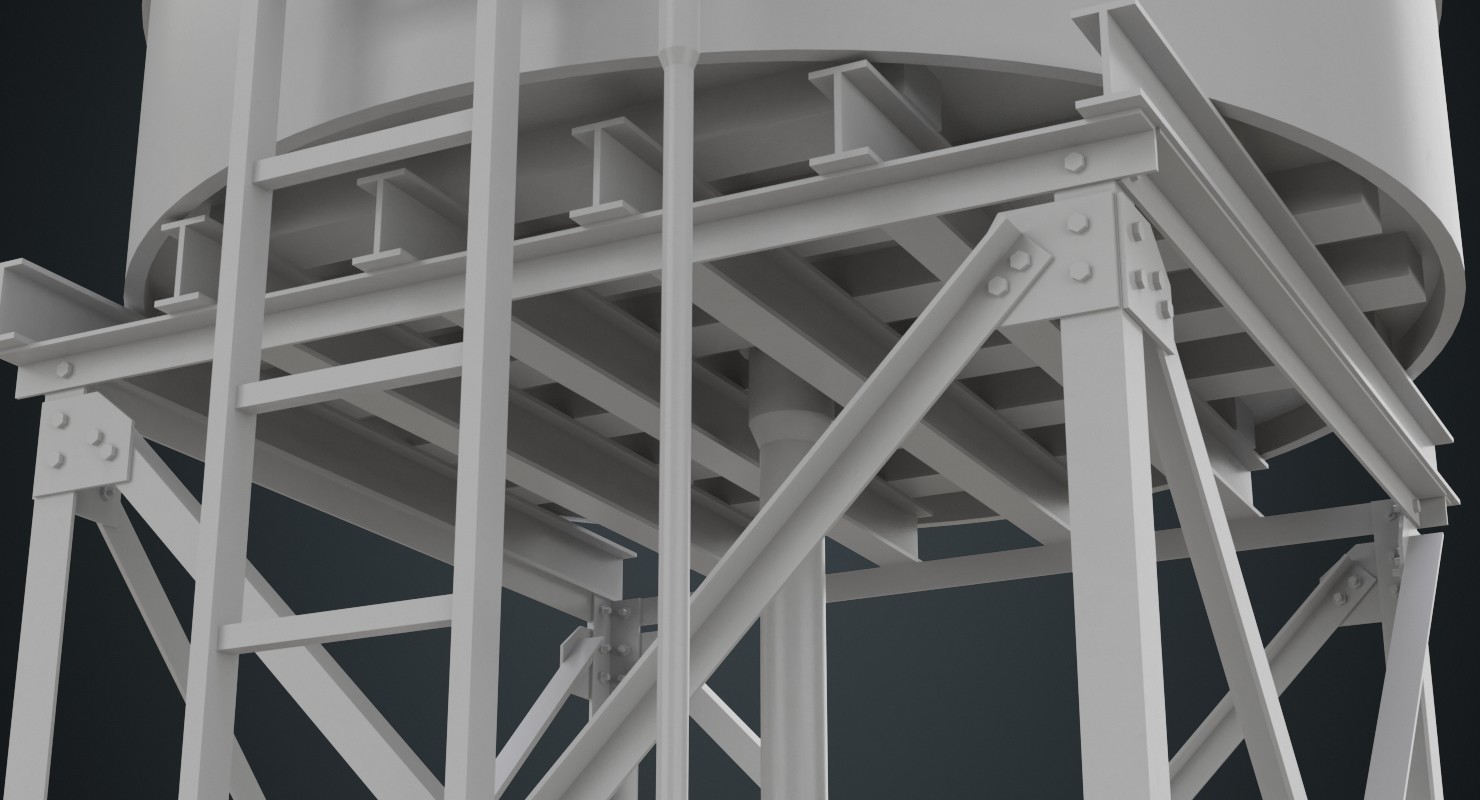 ArtStation - Water Tank 1A | Game Assets