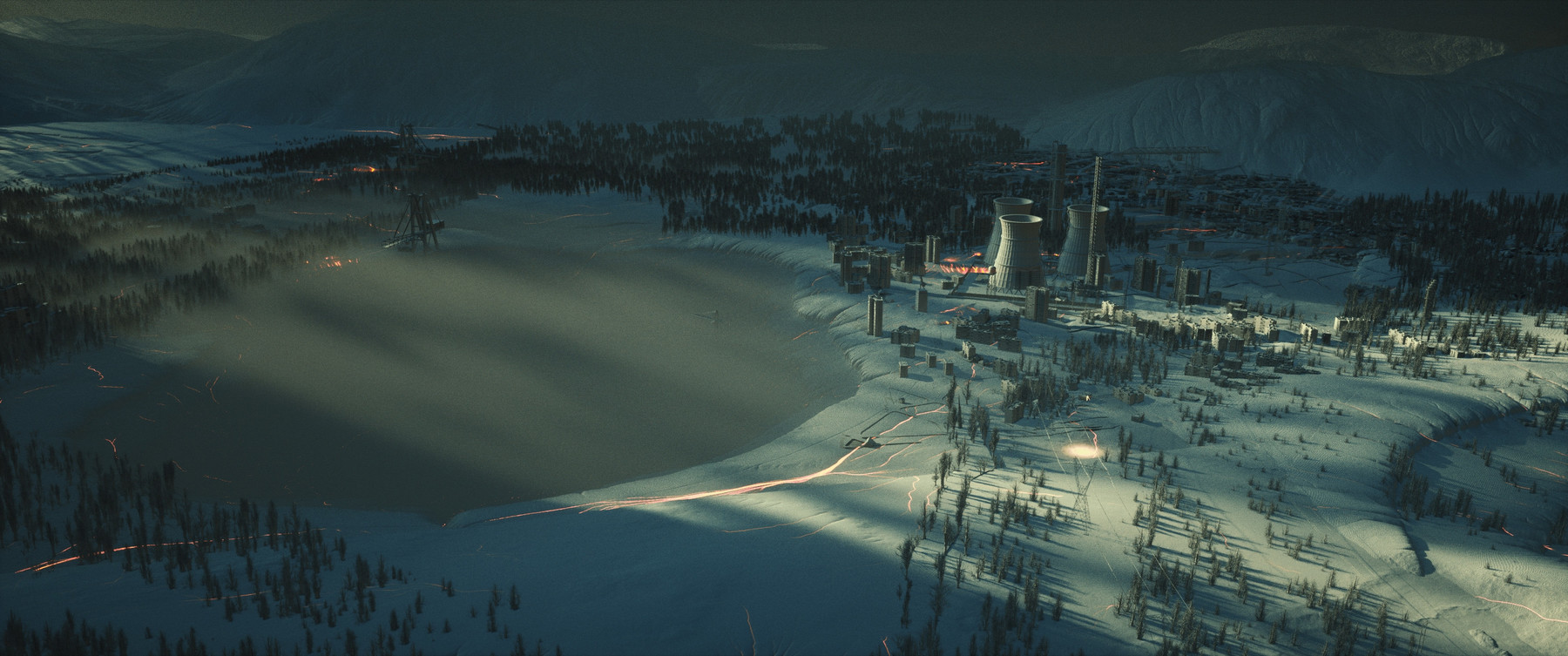 ArtStation - Free Soviet powerplant | C4D | Octane | Render-ready ...