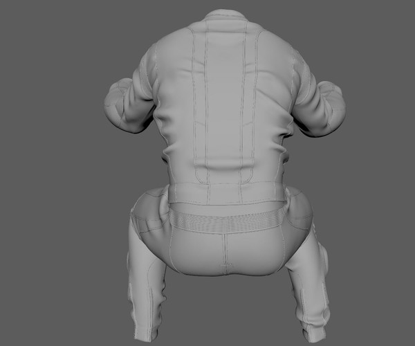 ArtStation - Biker Moto Suit, Driver Cloth - high detailed/uvs | Resources