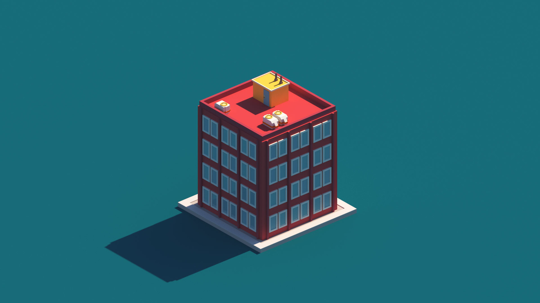 ArtStation - Cartoon Apartment Buildings Package | Game Assets