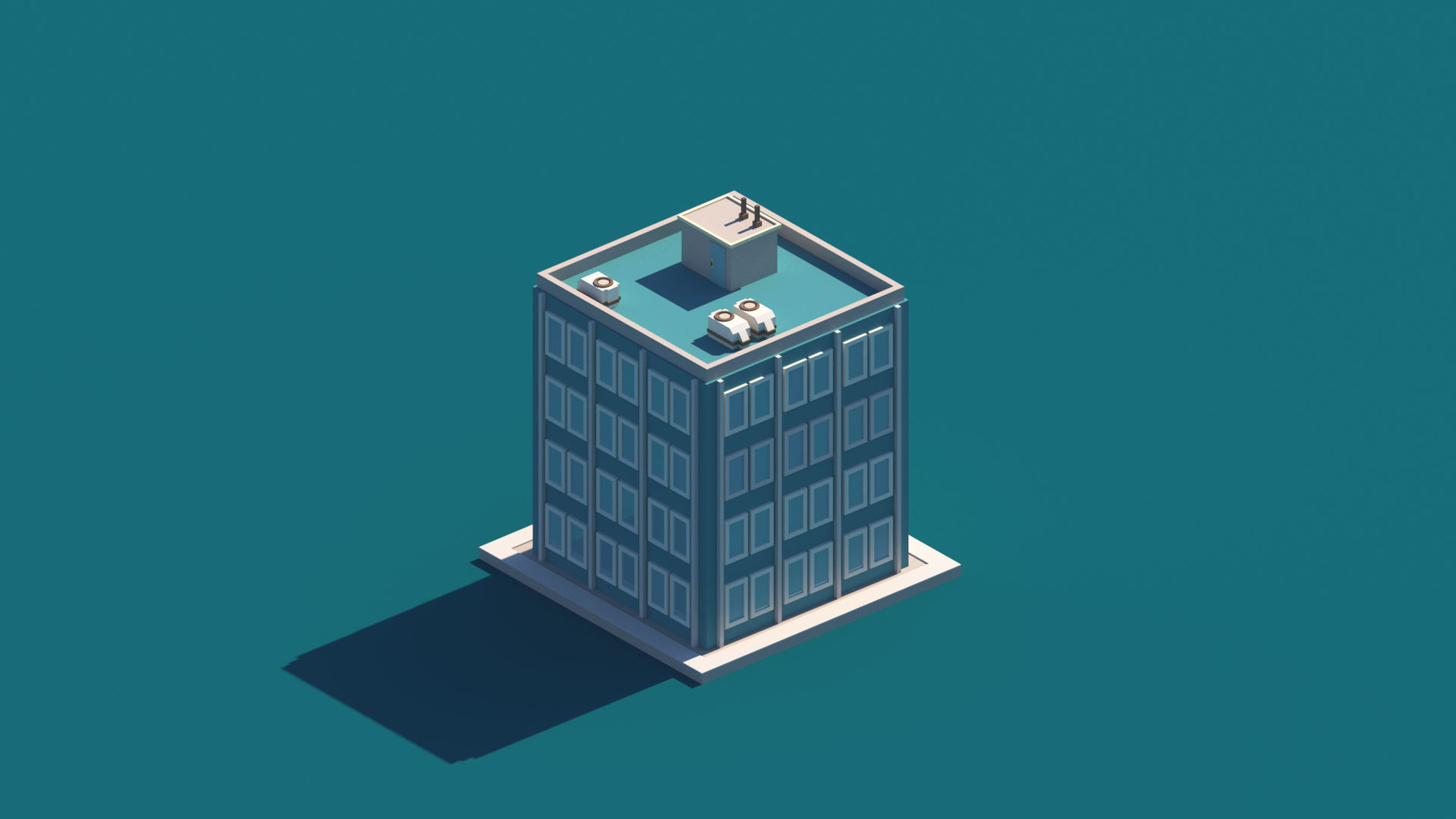 ArtStation - Cartoon Apartment Buildings Package | Game Assets