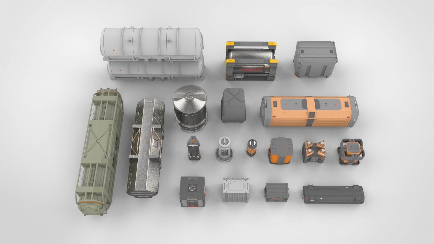 ArtStation - sci fi Container 2 | Resources