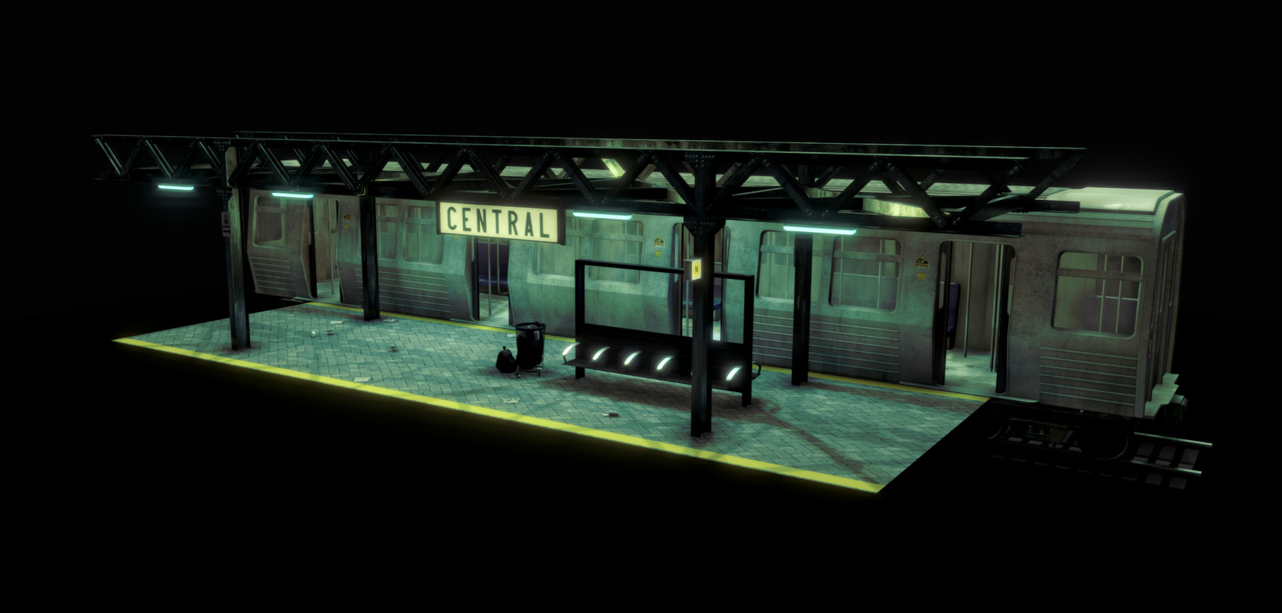 ArtStation - Modular Train asset | Game Assets